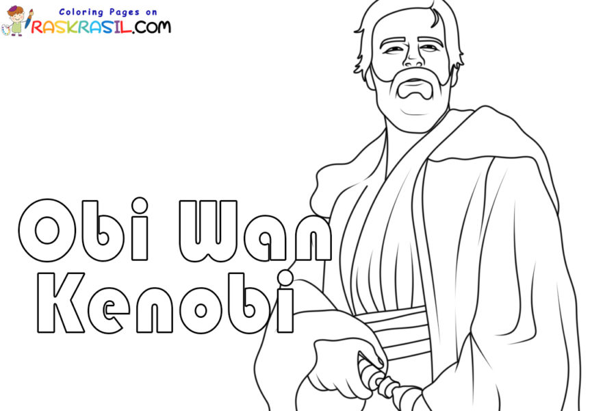 Obi Wan Kenobi Coloring Pages
