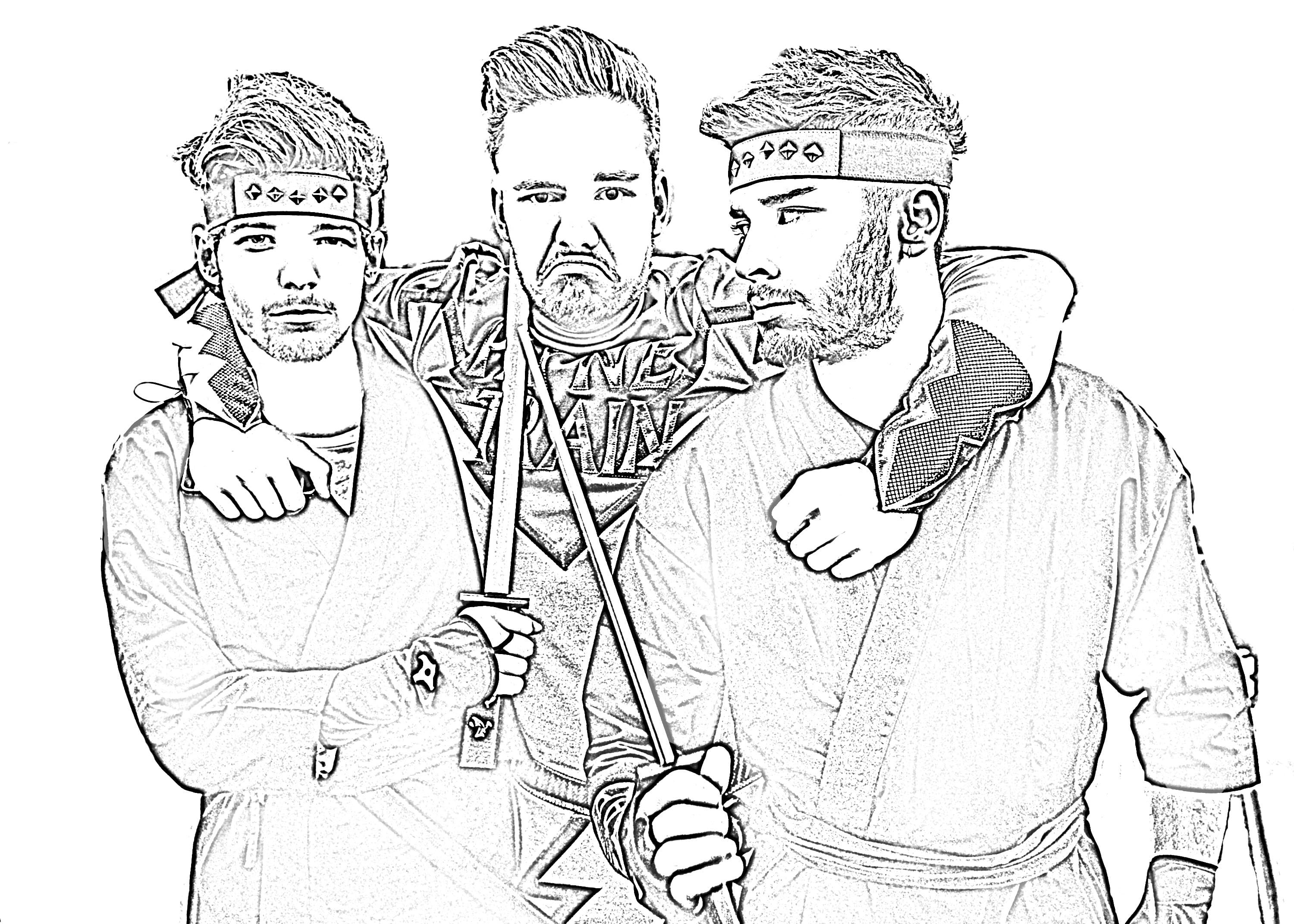 Dibujos Para Colorear De One Direction 2024