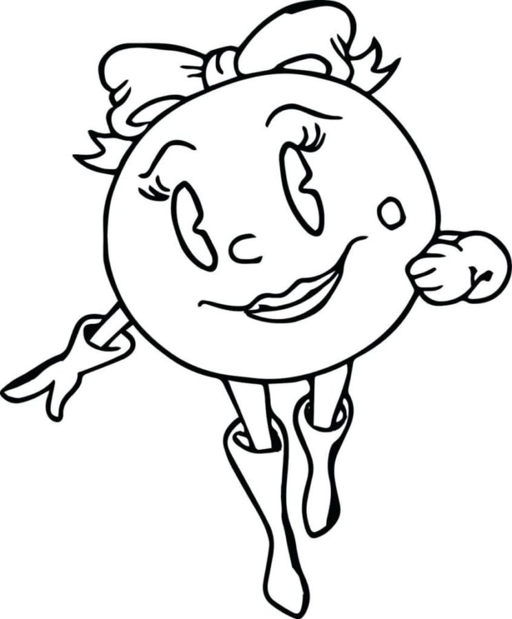 Pac Man Coloring Pages