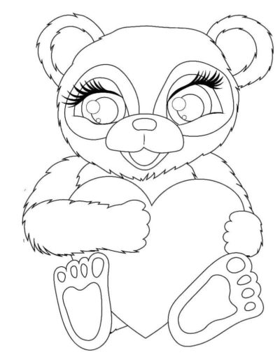 Disegni di Panda da colorare - 100 immagini per la stampa gratuita