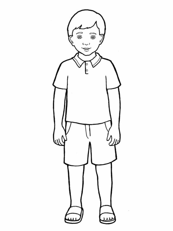 Dibujos de Personas para Colorear