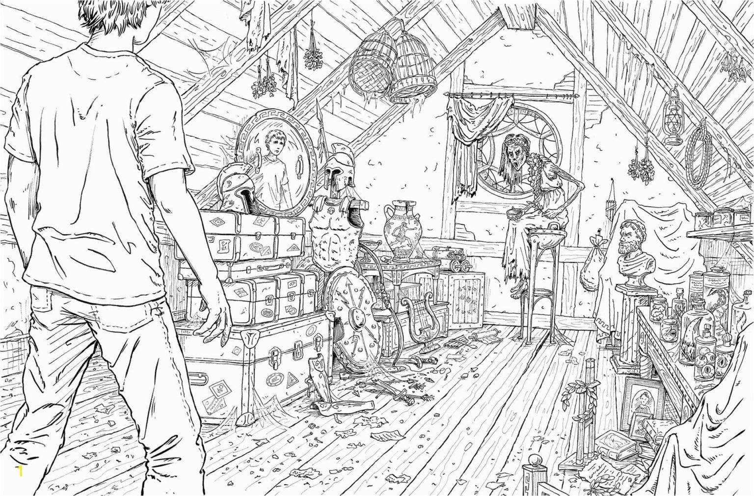 Disegni di Percy Jackson da Colorare