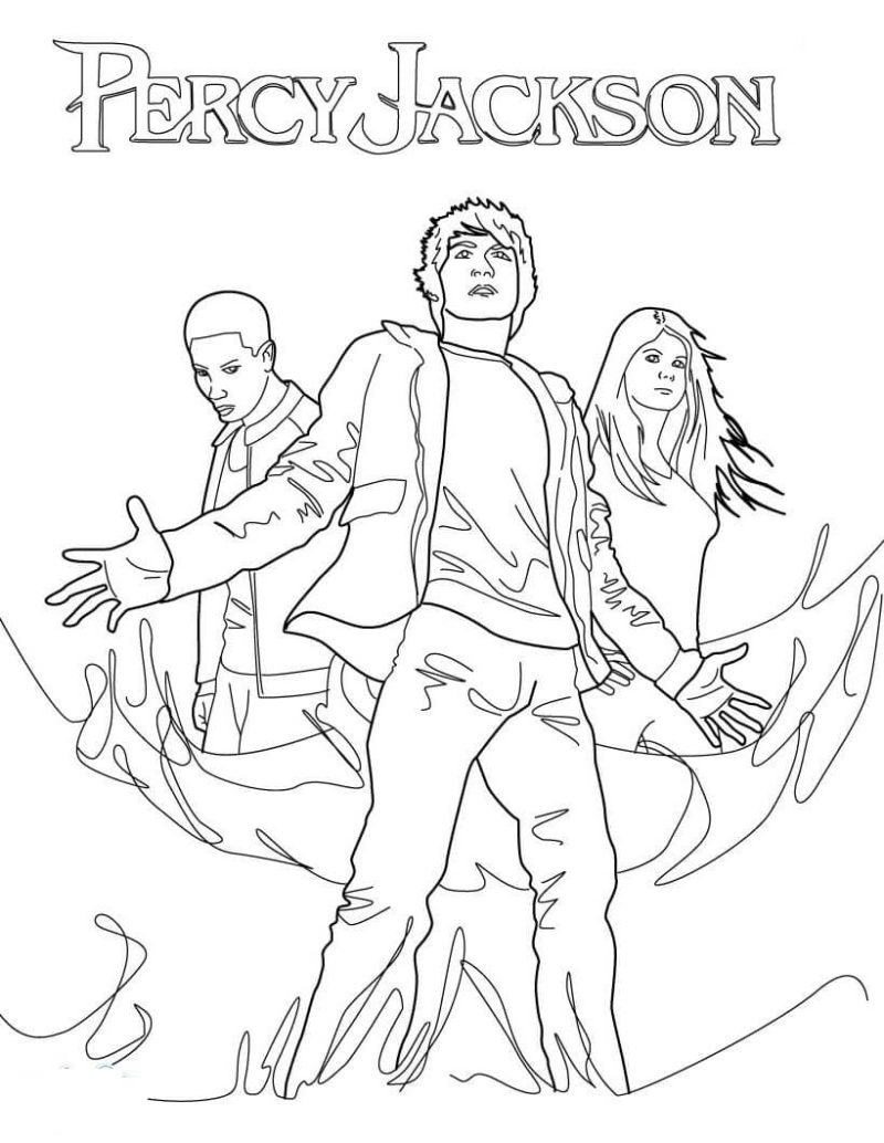 Disegni di Percy Jackson da Colorare