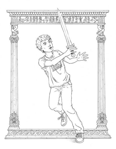 Disegni di Percy Jackson da Colorare