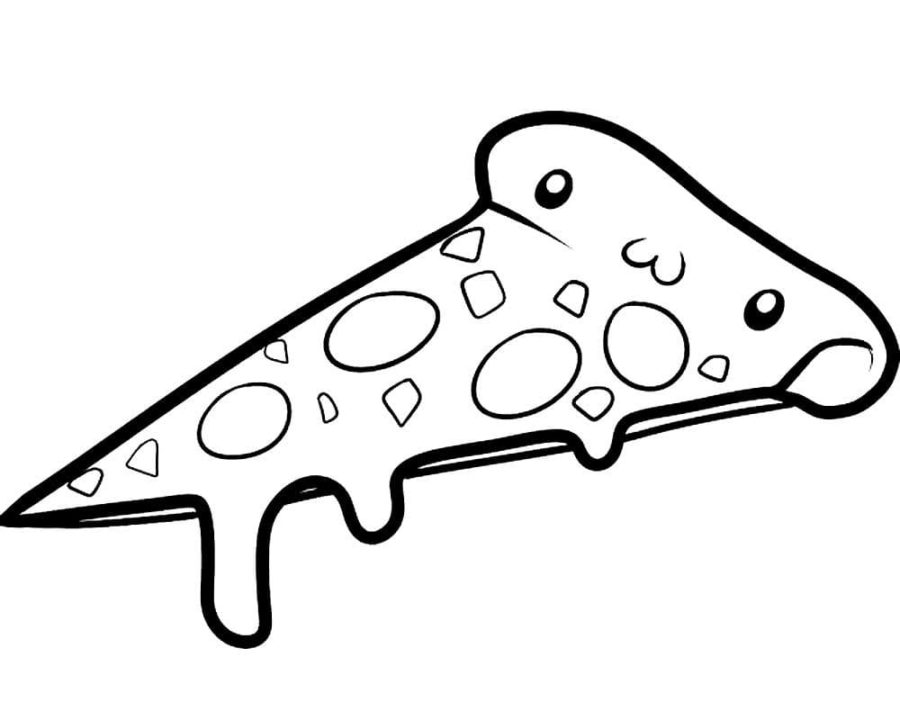 Ausmalbilder Pizza | 100 Malvorlagen Kostenlos zum Ausdrucken