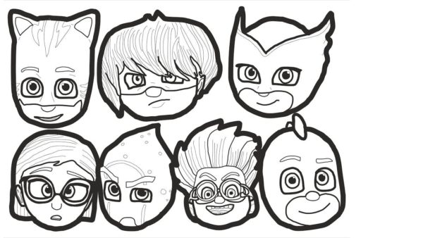 Disegni di PJ Masks colorare - 110 immagini Superpigiamini da stampare