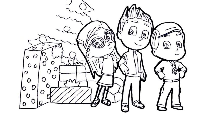 Disegni di PJ Masks colorare - 110 immagini Superpigiamini da stampare