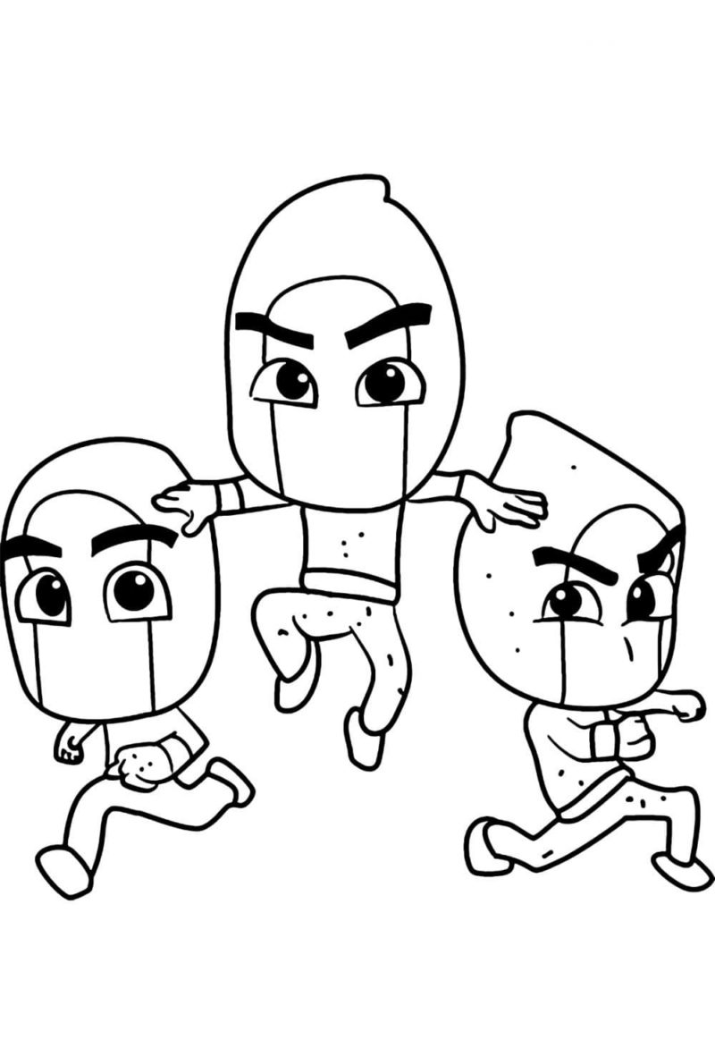 Disegni di PJ Masks colorare - 110 immagini Superpigiamini da stampare