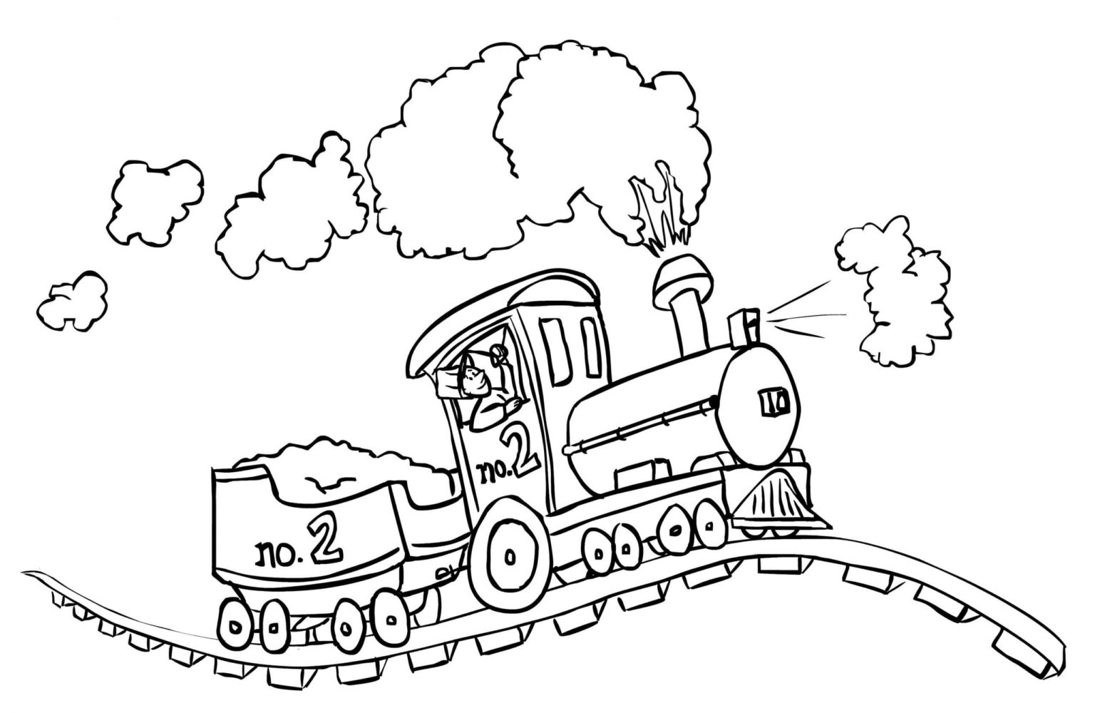 Coloriage Polar Express - 50 pages à colorier à imprimer gratuits