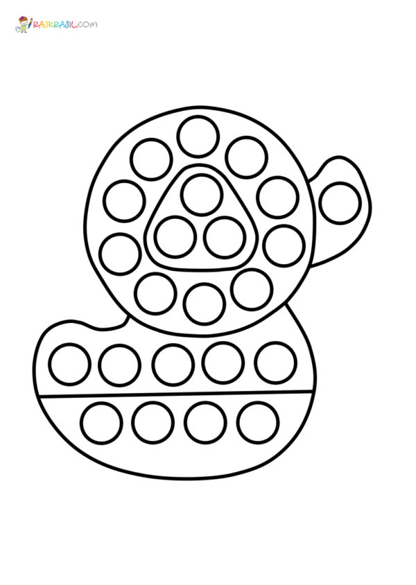 Kolorowanki Pop It - Nowe darmowe kolorowanki do wydruku