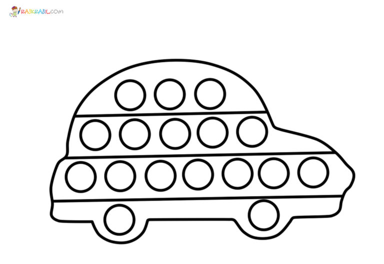 Pop It Coloring Pages | New Pictures Free Printable