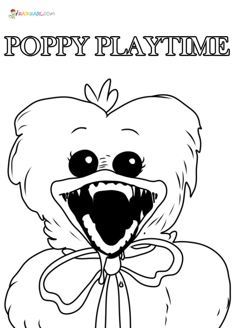 Ausmalbilder Poppy Playtime | Malvorlagen Kostenlos Ausdrucken