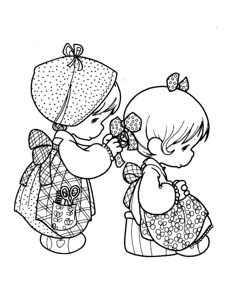 Precious Moments Coloring Pages | 100 Pictures Free Printable