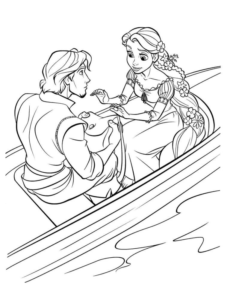 Rapunzel Coloring Pages | 100 Pictures Free Printable