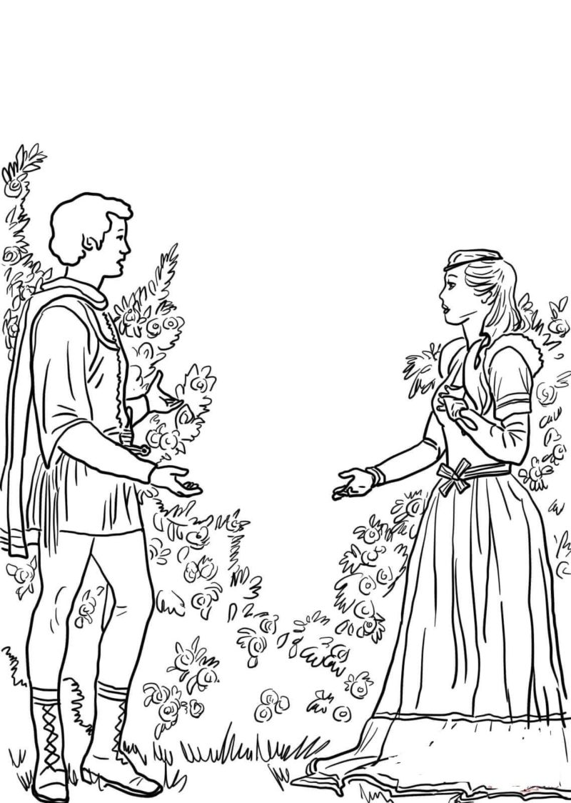 Romeo and Juliet Coloring Pages