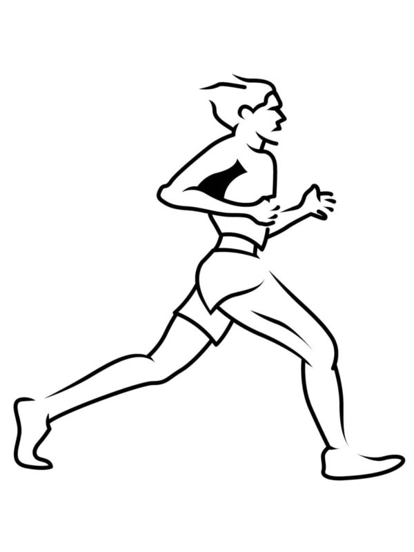 Running Coloring Pages