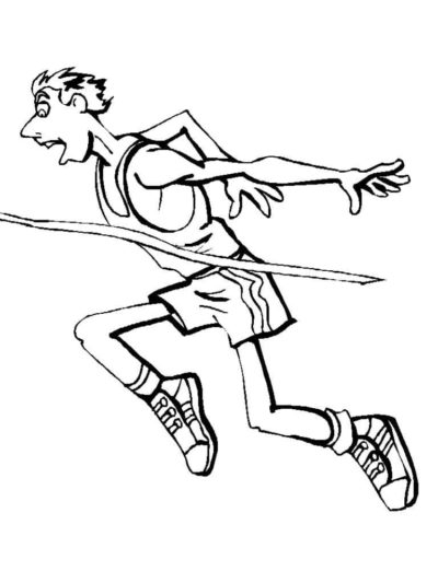 Running Coloring Pages