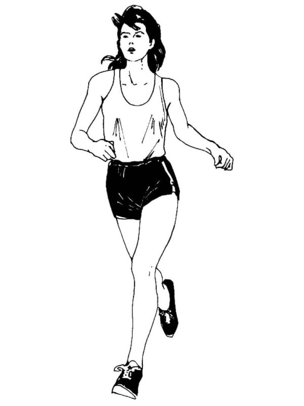 Running Coloring Pages