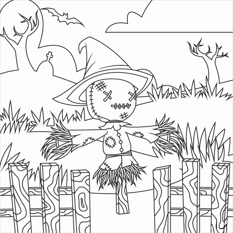 Coloriage L'Épouvantail - 100 images à imprimer gratuits