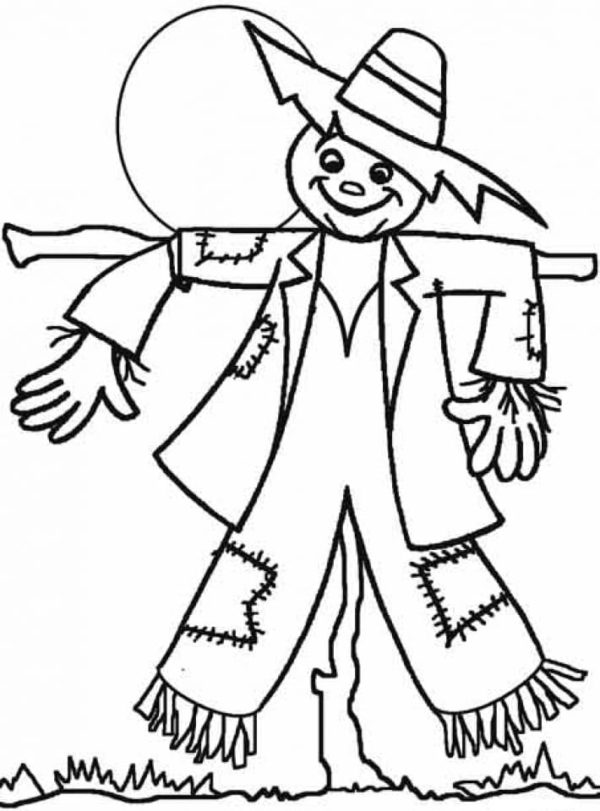 Coloriage L'Épouvantail - 100 images à imprimer gratuits