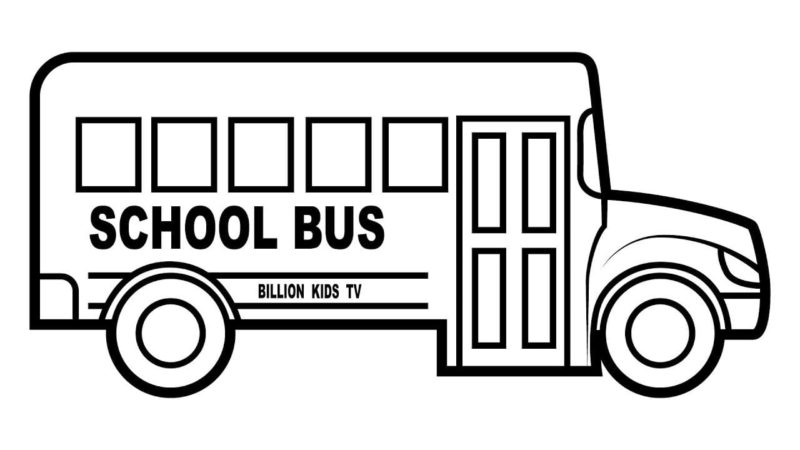 Coloriage Autobus Scolaire à imprimer gratuits