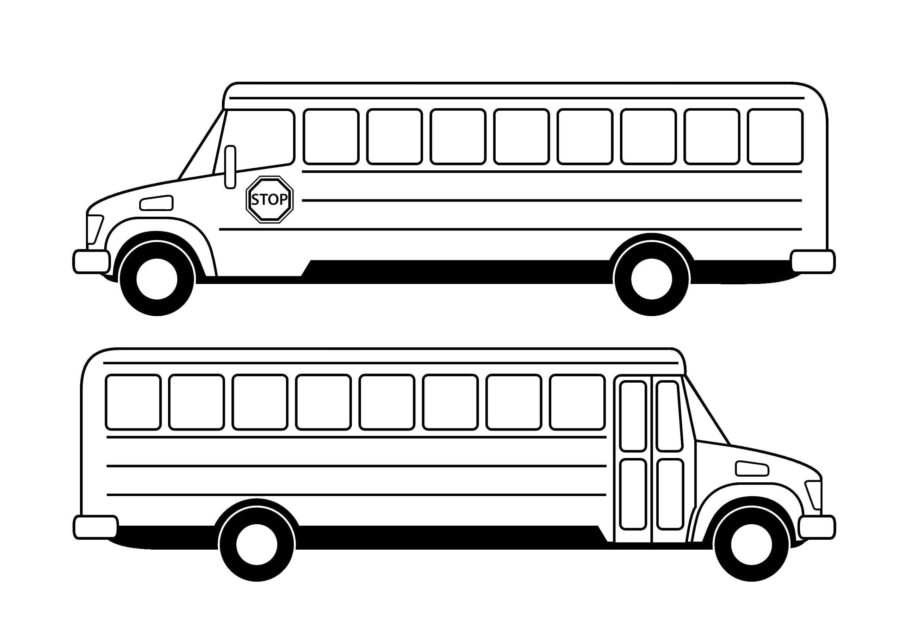 Coloriage Autobus Scolaire à imprimer gratuits