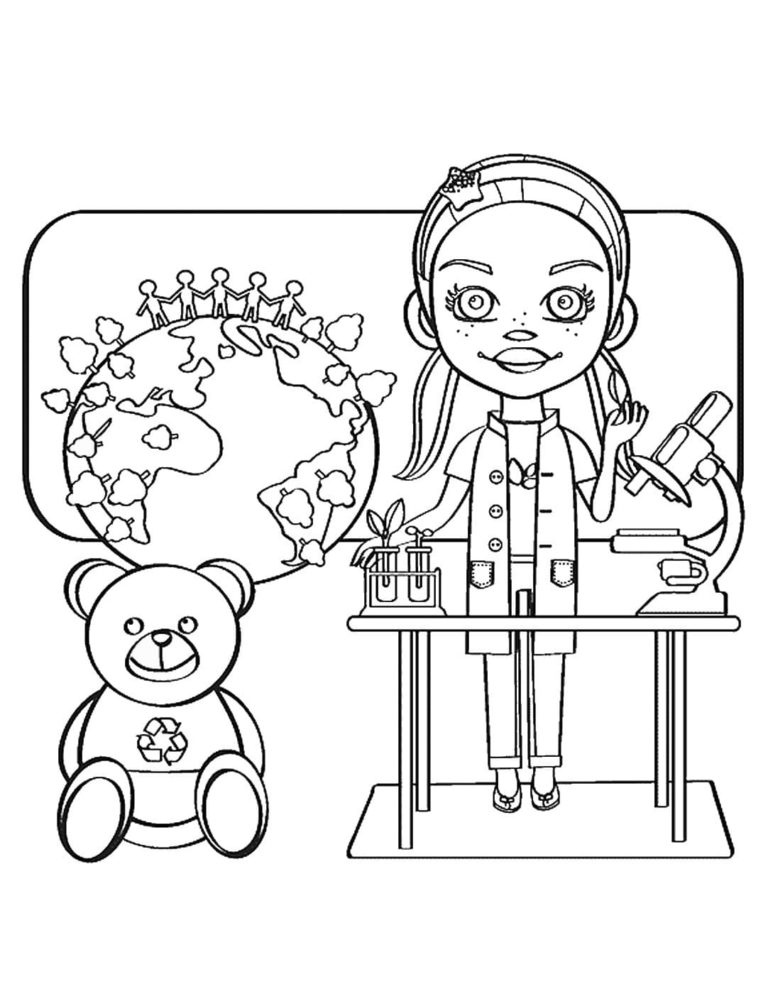 Science Coloring Pages | 100 Pictures Free Printable