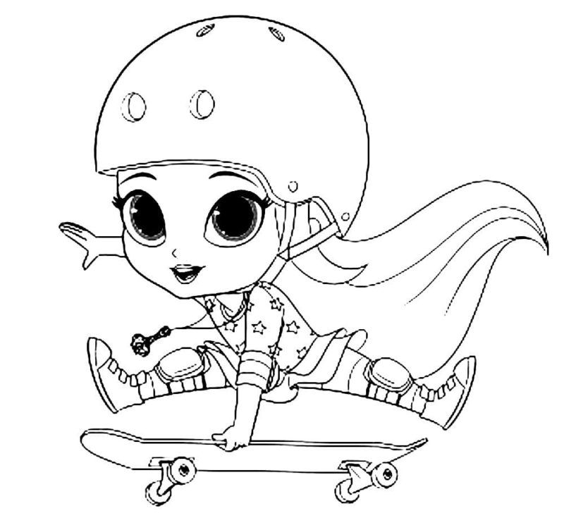 Shimmer and Shine Coloring Pages | 100 Pictures Free Printable