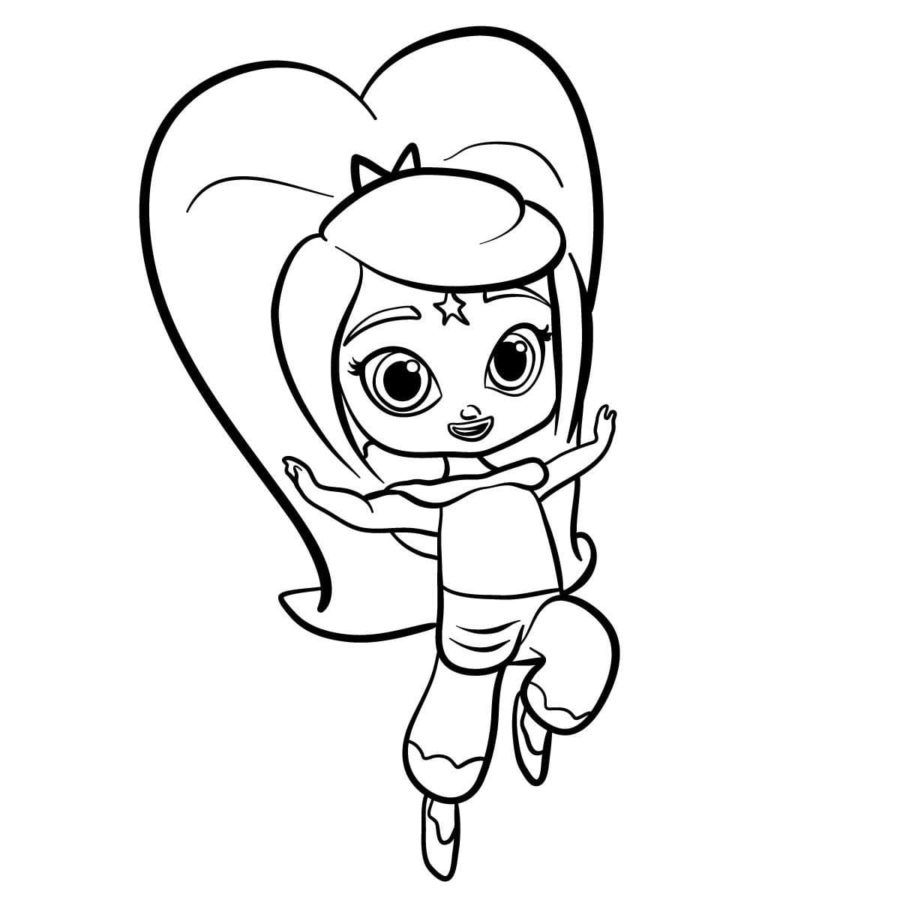 Shimmer and Shine Coloring Pages | 100 Pictures Free Printable