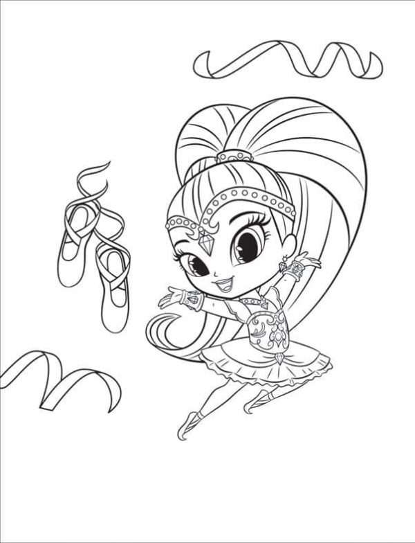 Shimmer and Shine Coloring Pages | 100 Pictures Free Printable