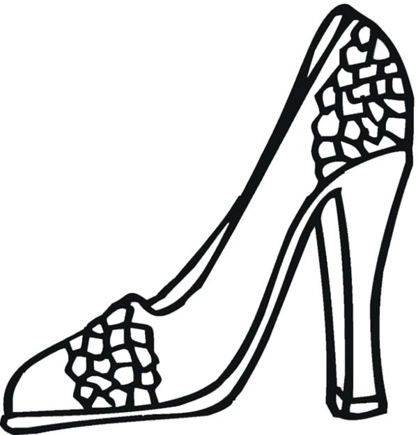 Dibujos de Zapatos para Colorear