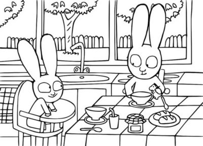 Coloriage Simon