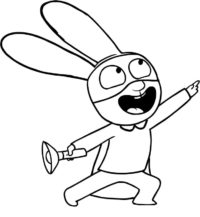 Dibujos de Simon Conejo para Colorear