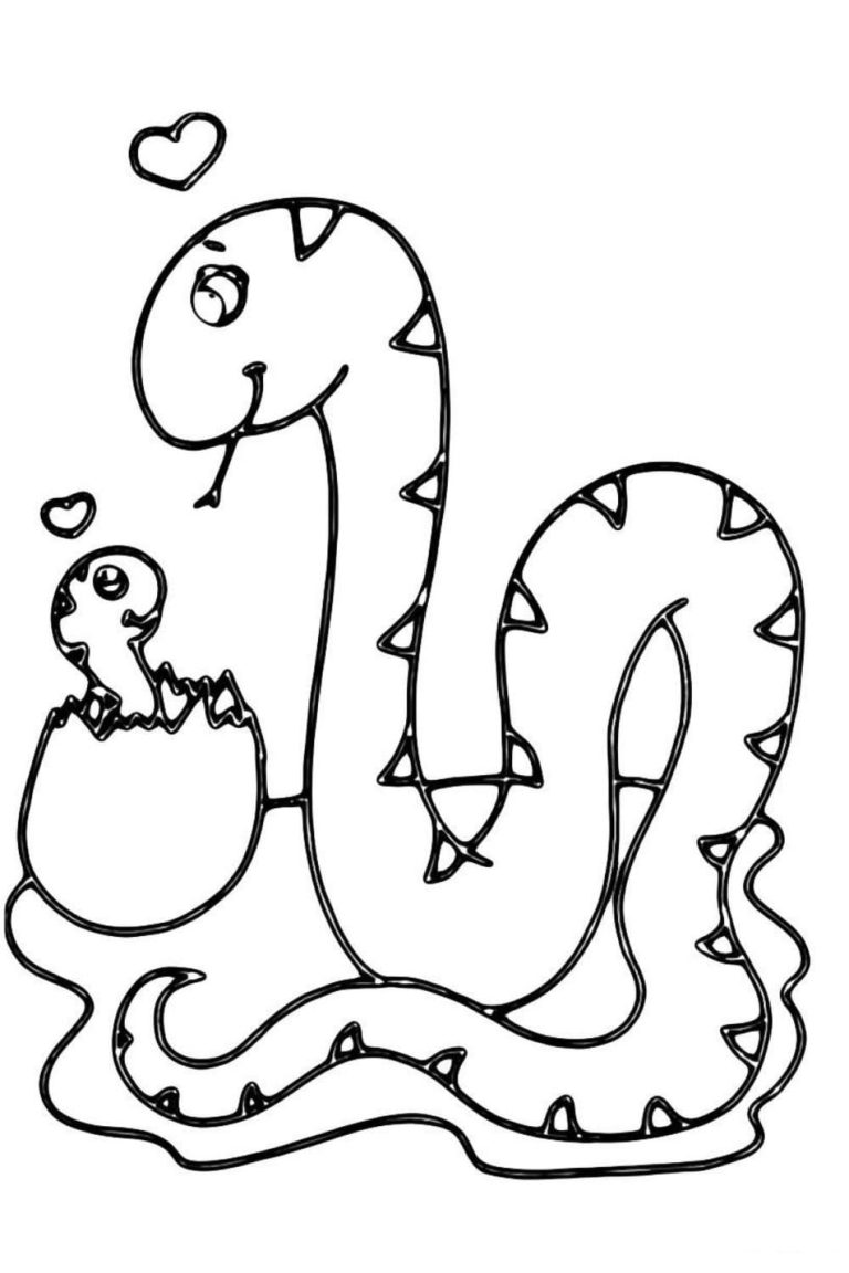 Dibujos de Serpientes para Colorear