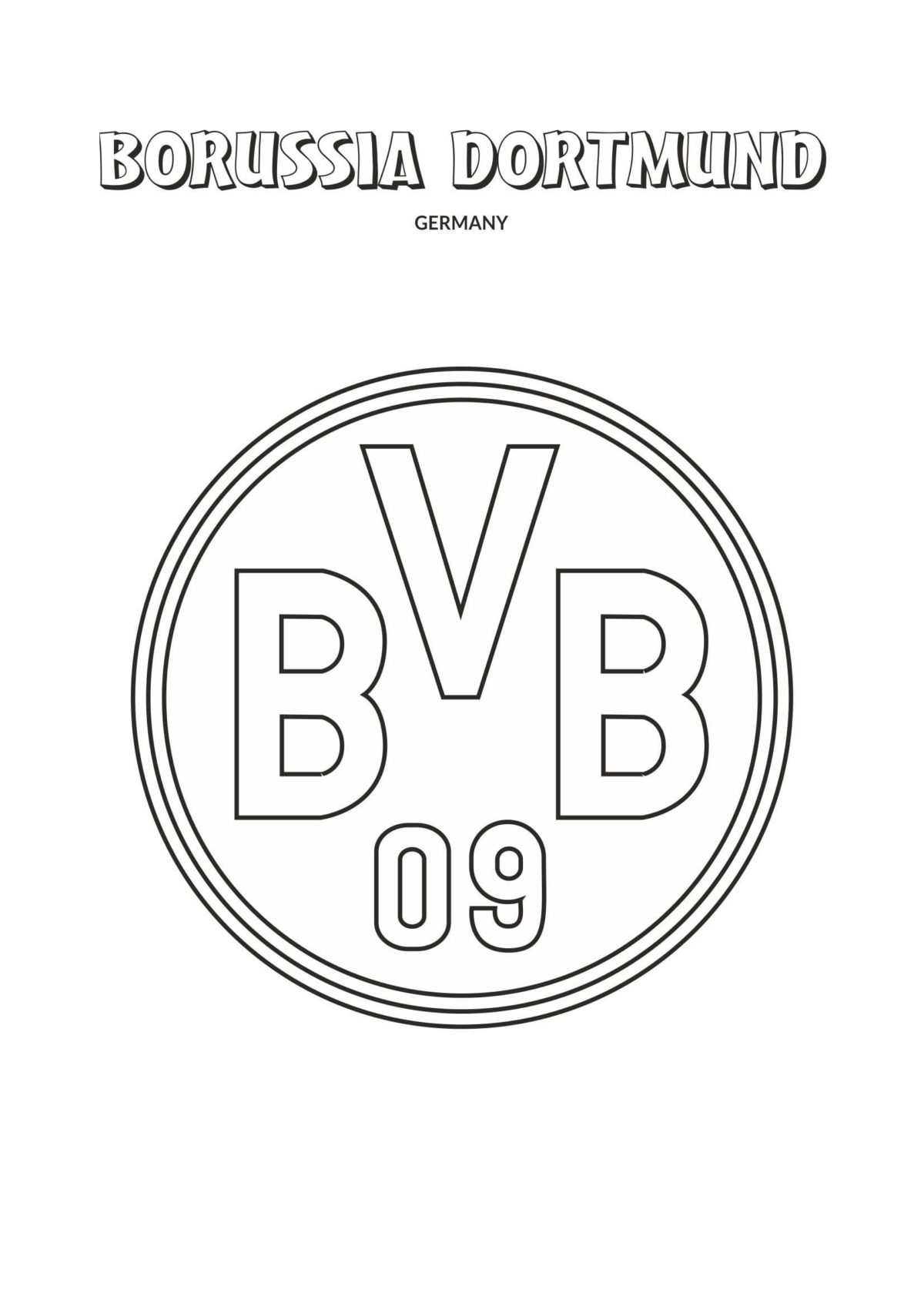 Soccer Clubs Logos Coloring Pages | Free Printables