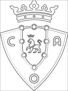 Disegni di Stemma Calcio da Colorare