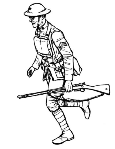 Disegni di Soldati da colorare
