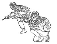 Soldiers Coloring Pages