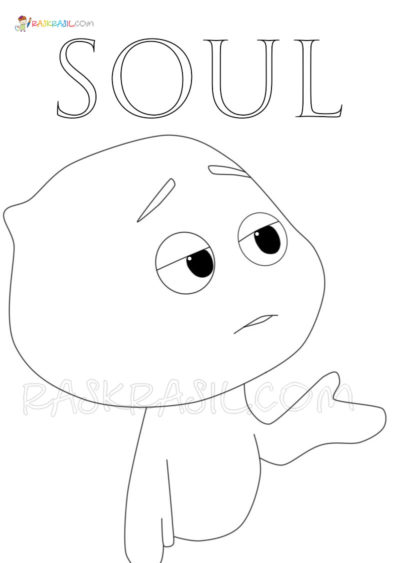 Soul Pixar Coloring Pages Fun Kids Sketch Coloring Page