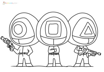 Squid Game Coloring Pages | Free Printables