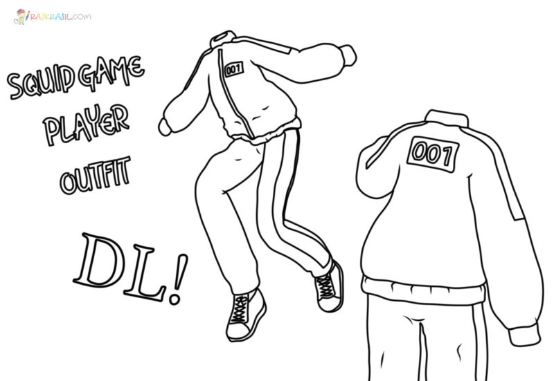 Squid Game Coloring Pages | Free Printables