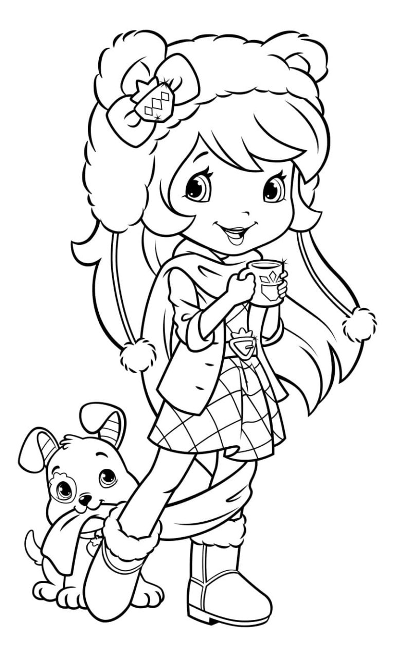 Dibujos de Rosita Fresita para Colorear