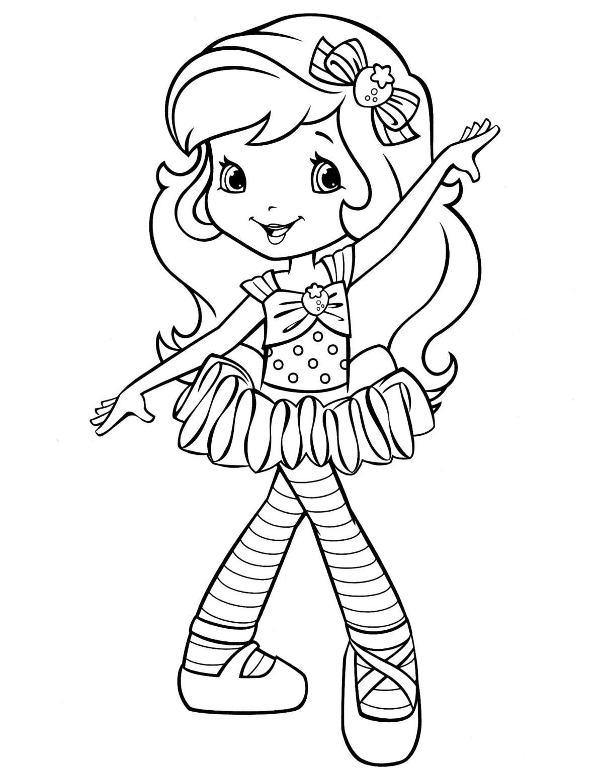 Dibujos de Rosita Fresita para Colorear