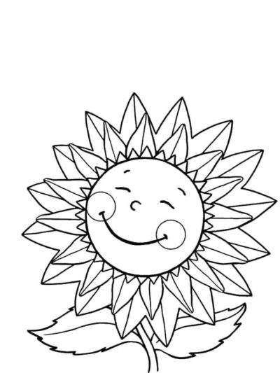 Coloriage Tournesol gratuits à imprimer