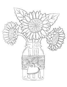 Coloriage Tournesol gratuits à imprimer