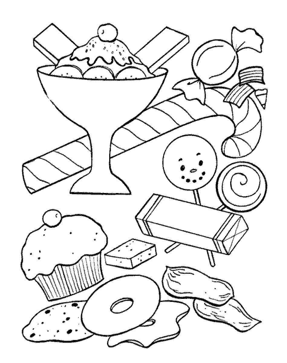 Sweet Coloring Pages