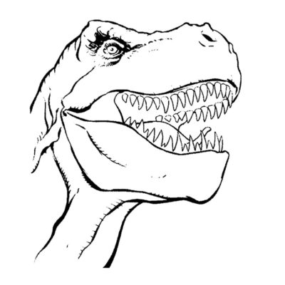 Dibujos de T Rex para Colorear