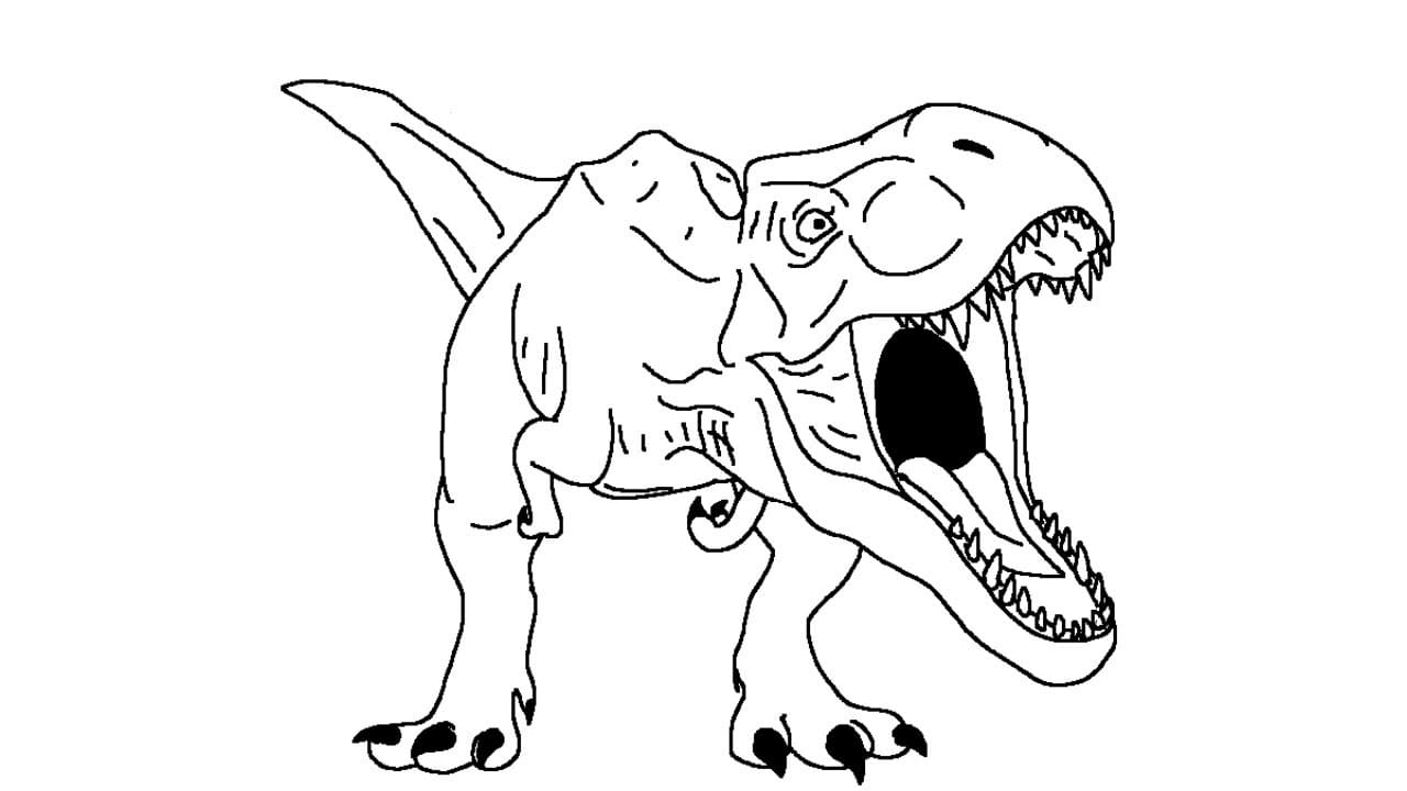 Disegni di T Rex da Colorare