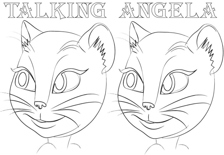 Talking Tom Coloring Pages | 50 Pictures Free Printable