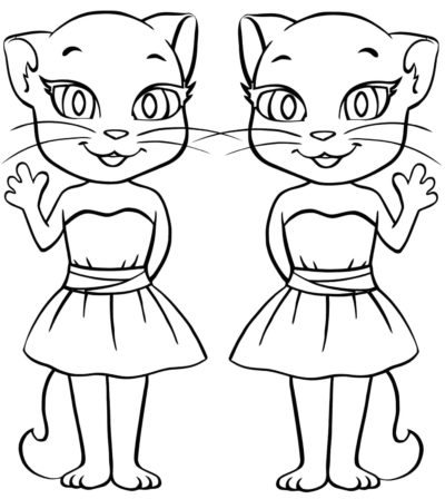 Talking Tom Coloring Pages | 50 Pictures Free Printable